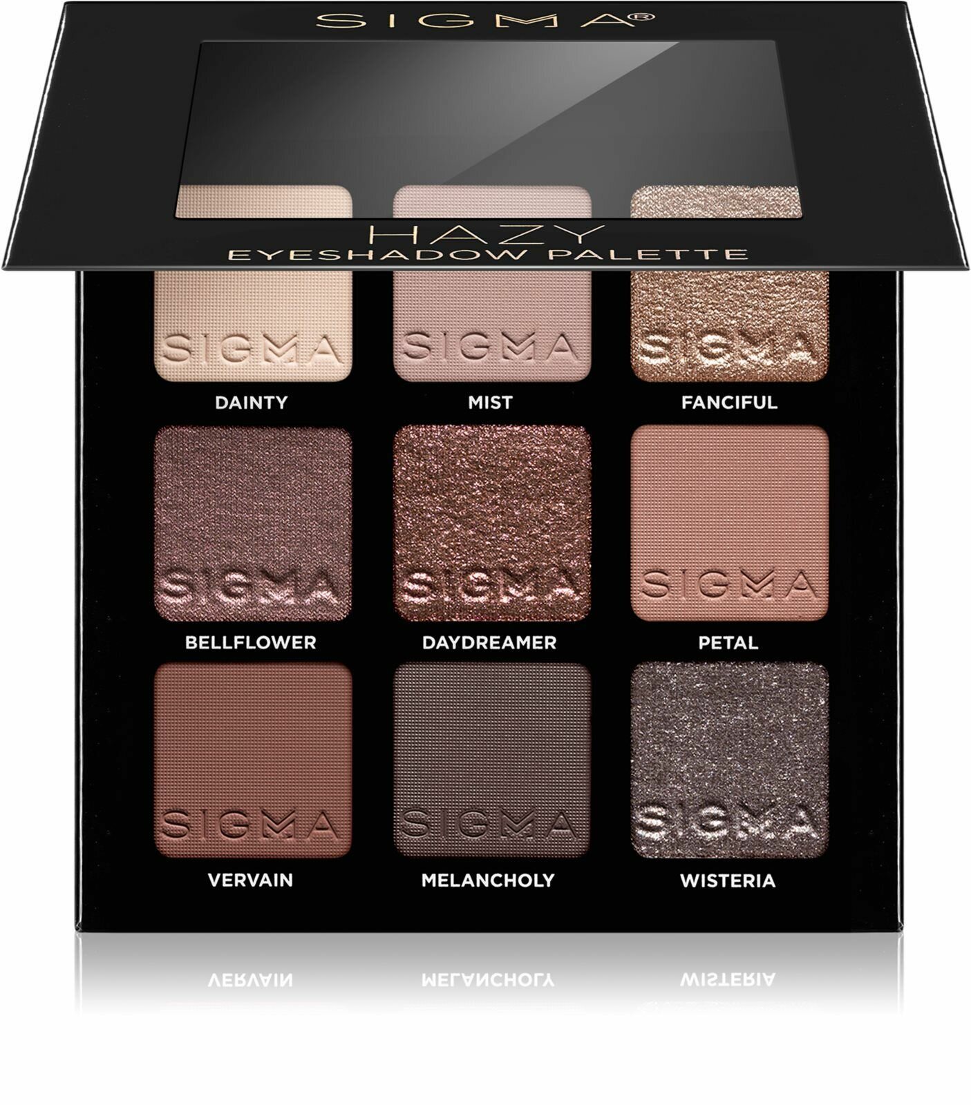 Sigma Beauty палитра теней для век Eyeshadow Palette Hazy 9 g