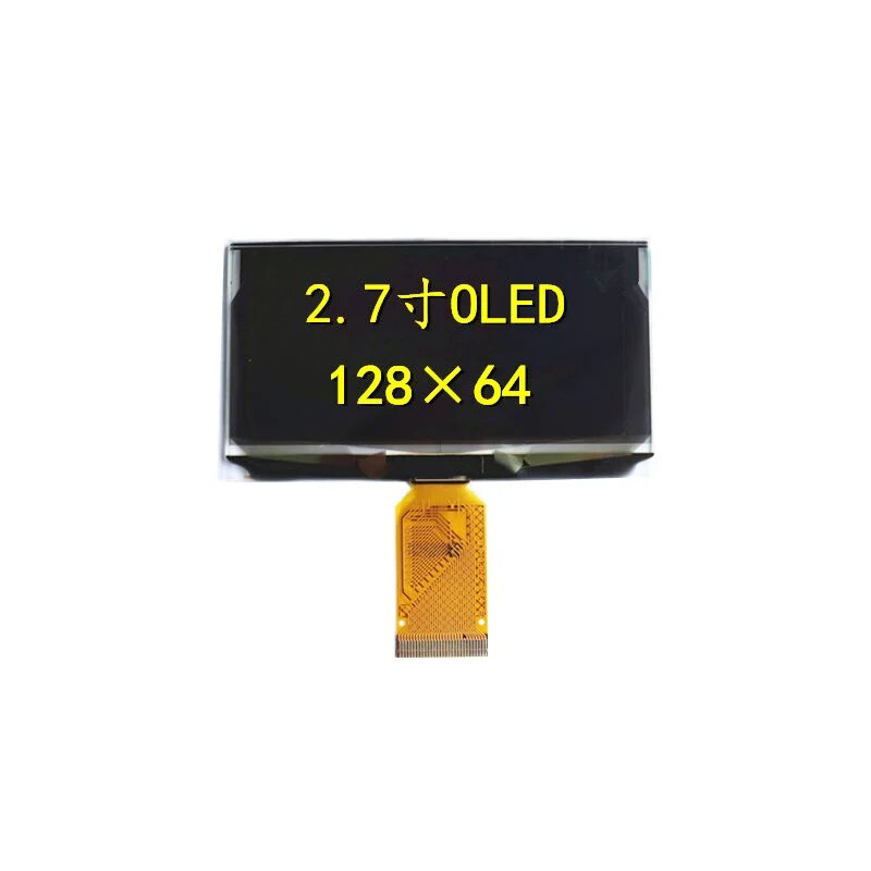 OLED-дисплей 2.7" 128x64, Yellow