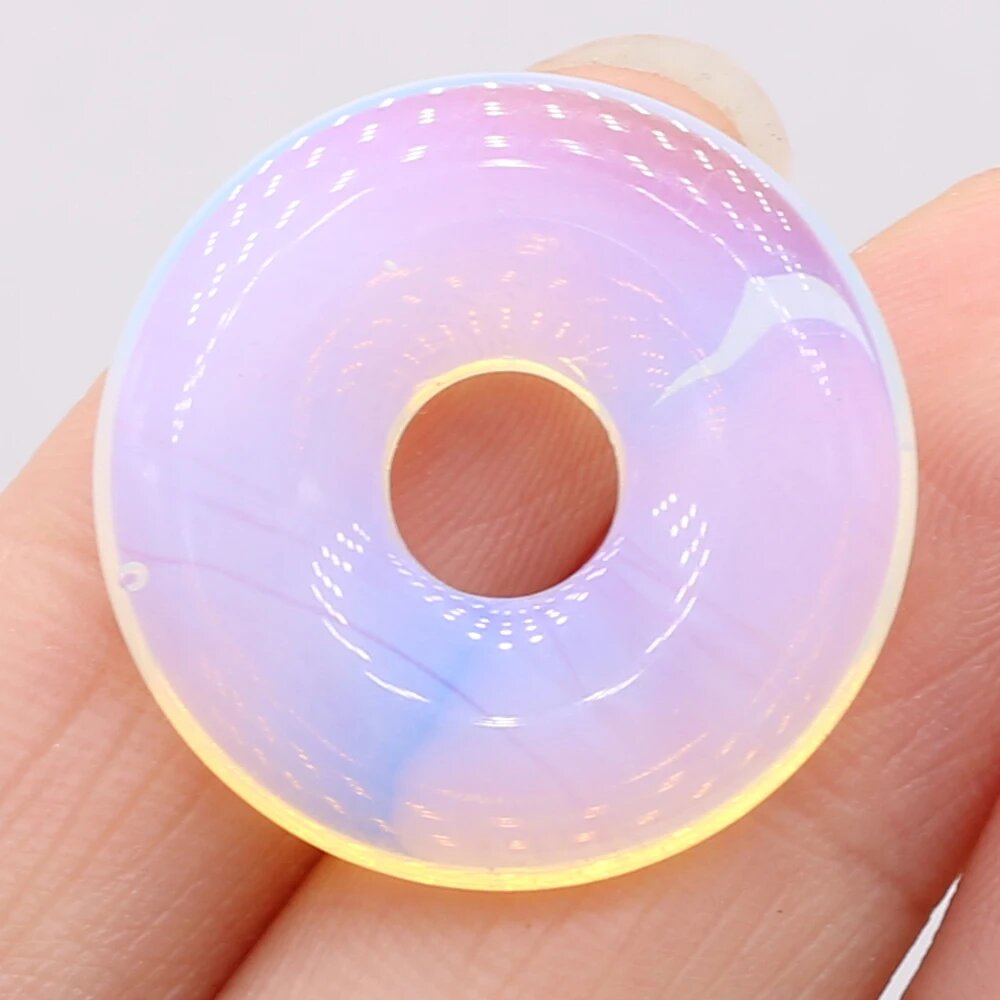 Бусины из натурального камня 25 мм Opal