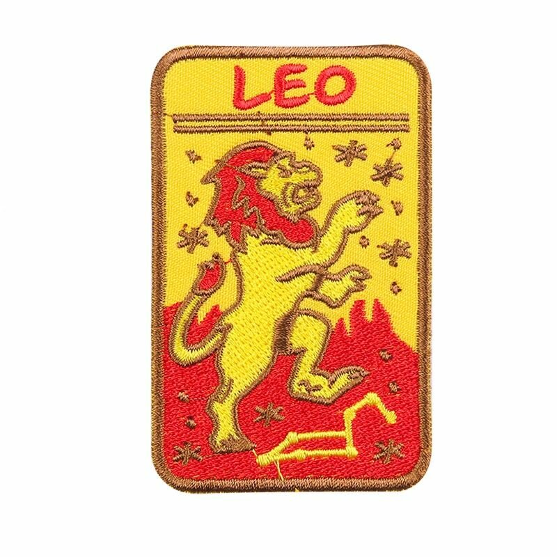 Термонашивка знак зодиака Лев нашивка
