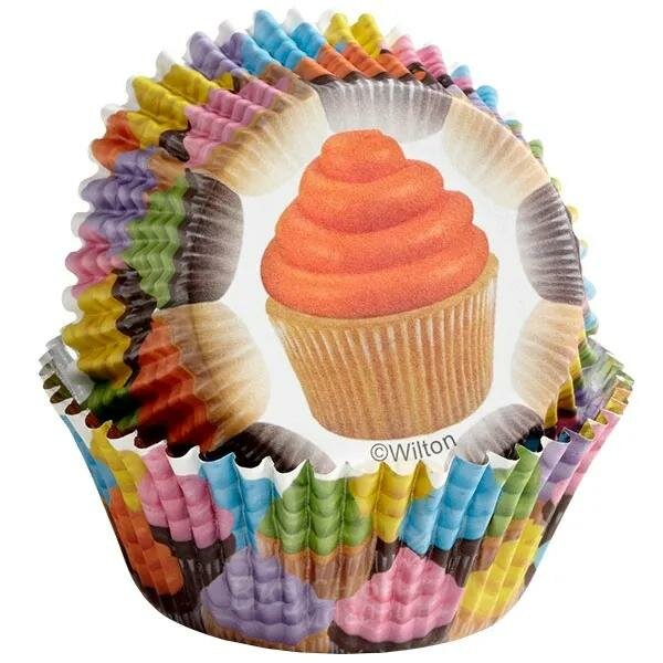 Набор форм для выпечки Wilton бумажных, Кексы, диаметр 5 см, 36 шт (WLT-415-2150)