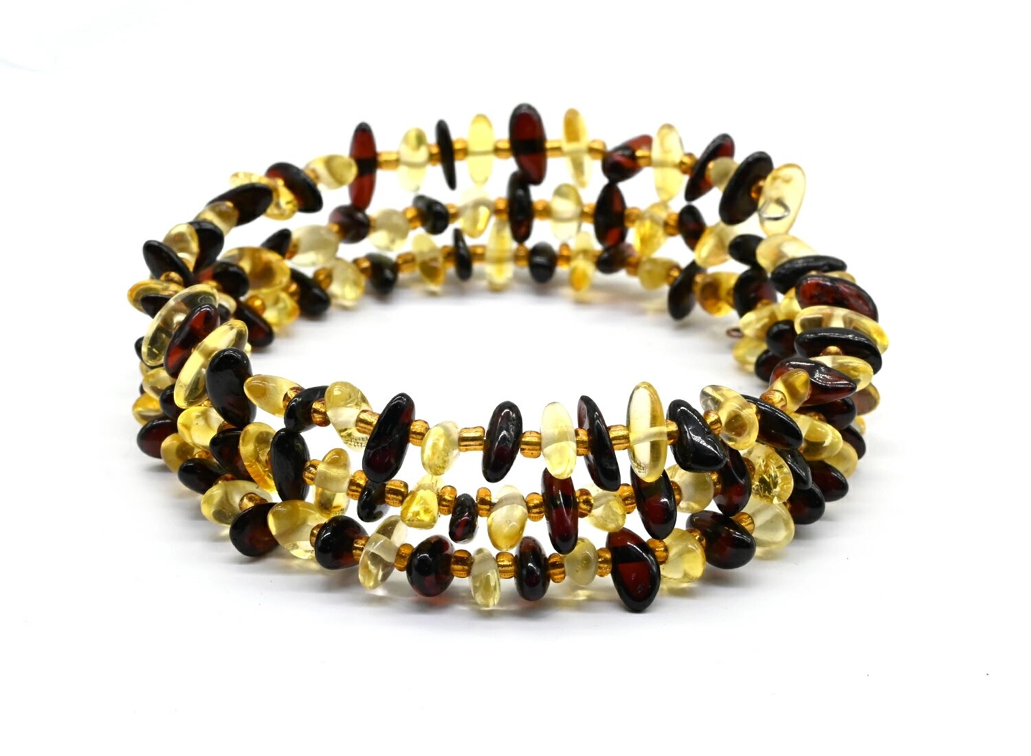 Браслет, янтарь