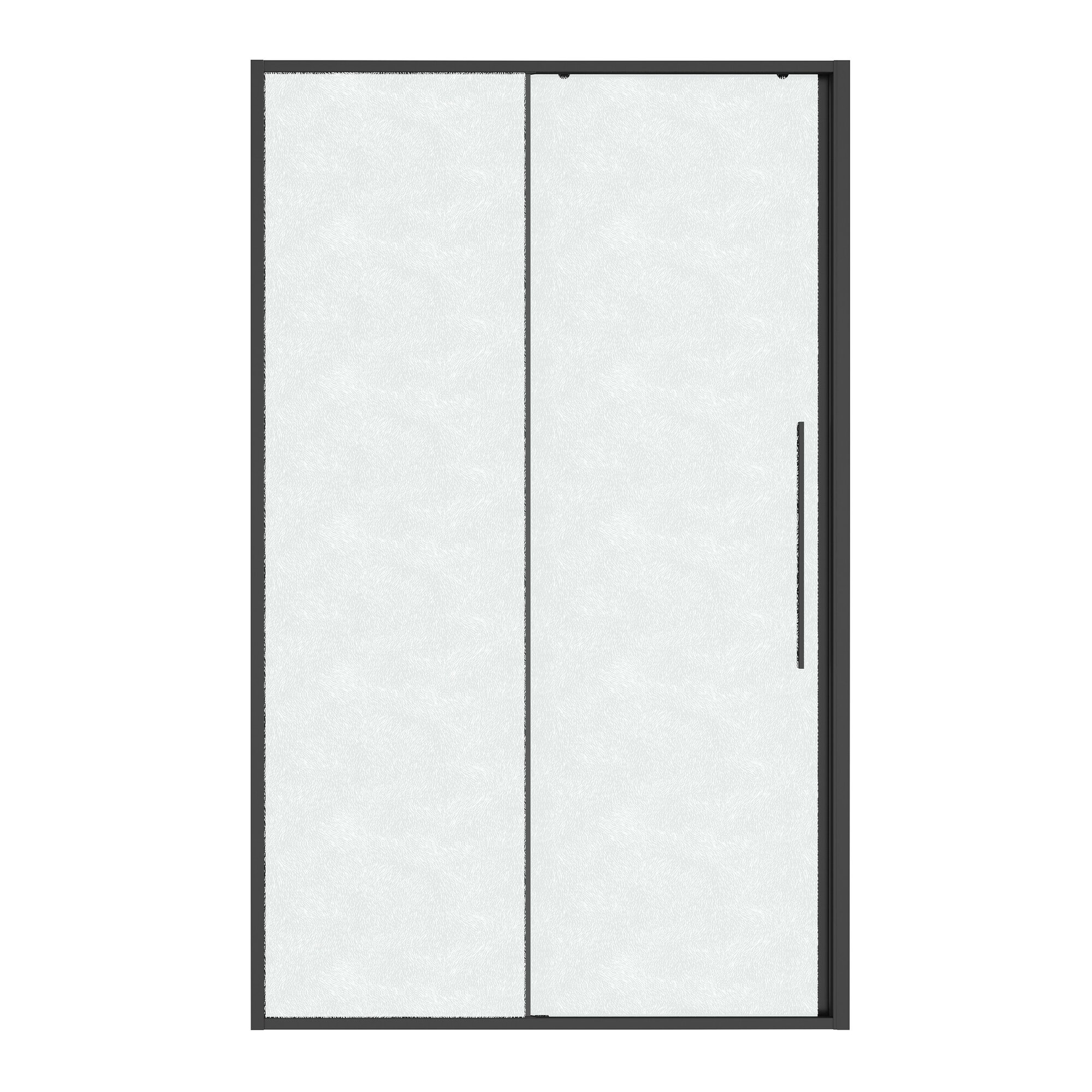 Дверь в нишу Niagara Nova NG-34-L11CHGR (110х195) графит, раздвижная влево, стекло шиншилла,1 место