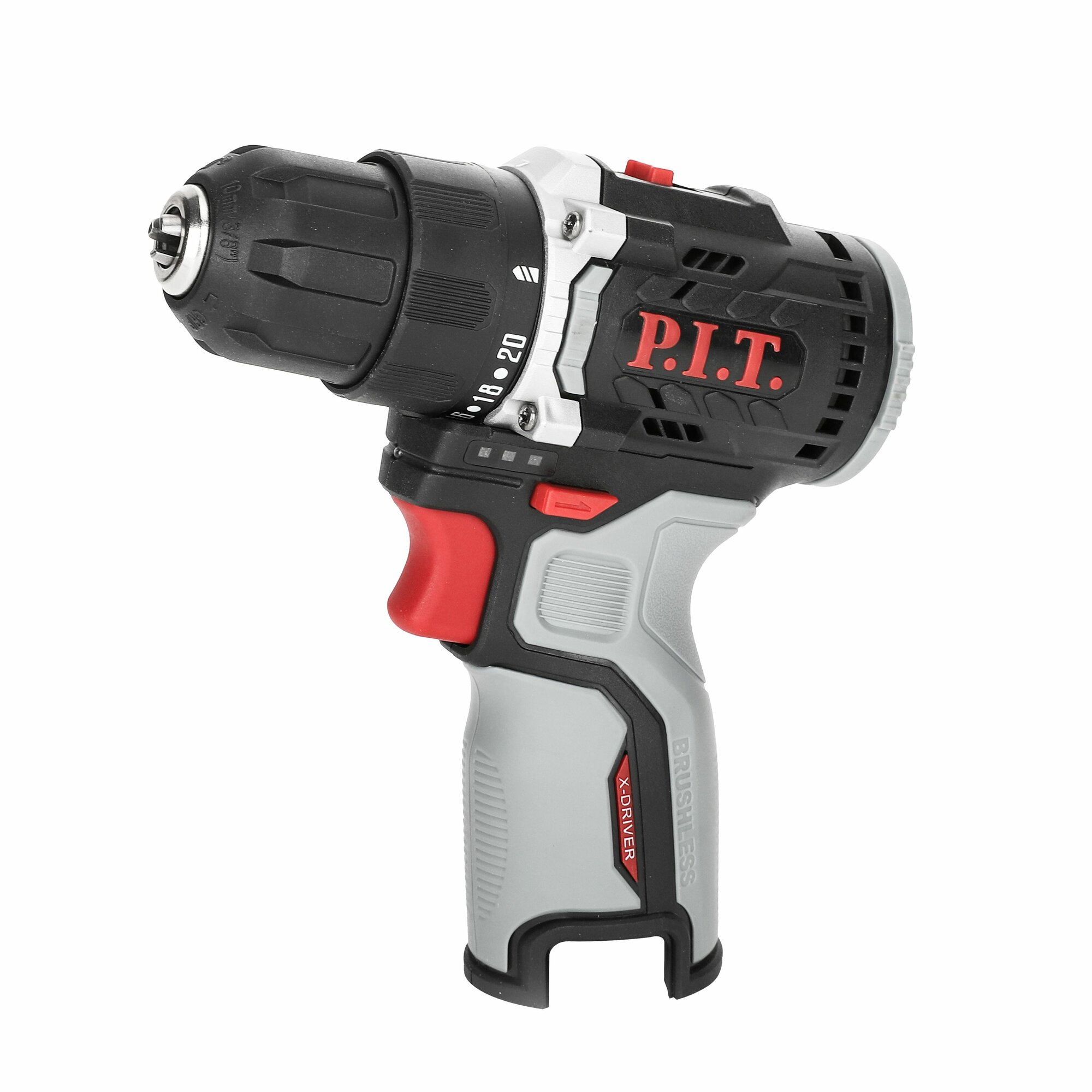 Дрель бесщеточная аккумуляторная P.I.T. PBM12K-10B
