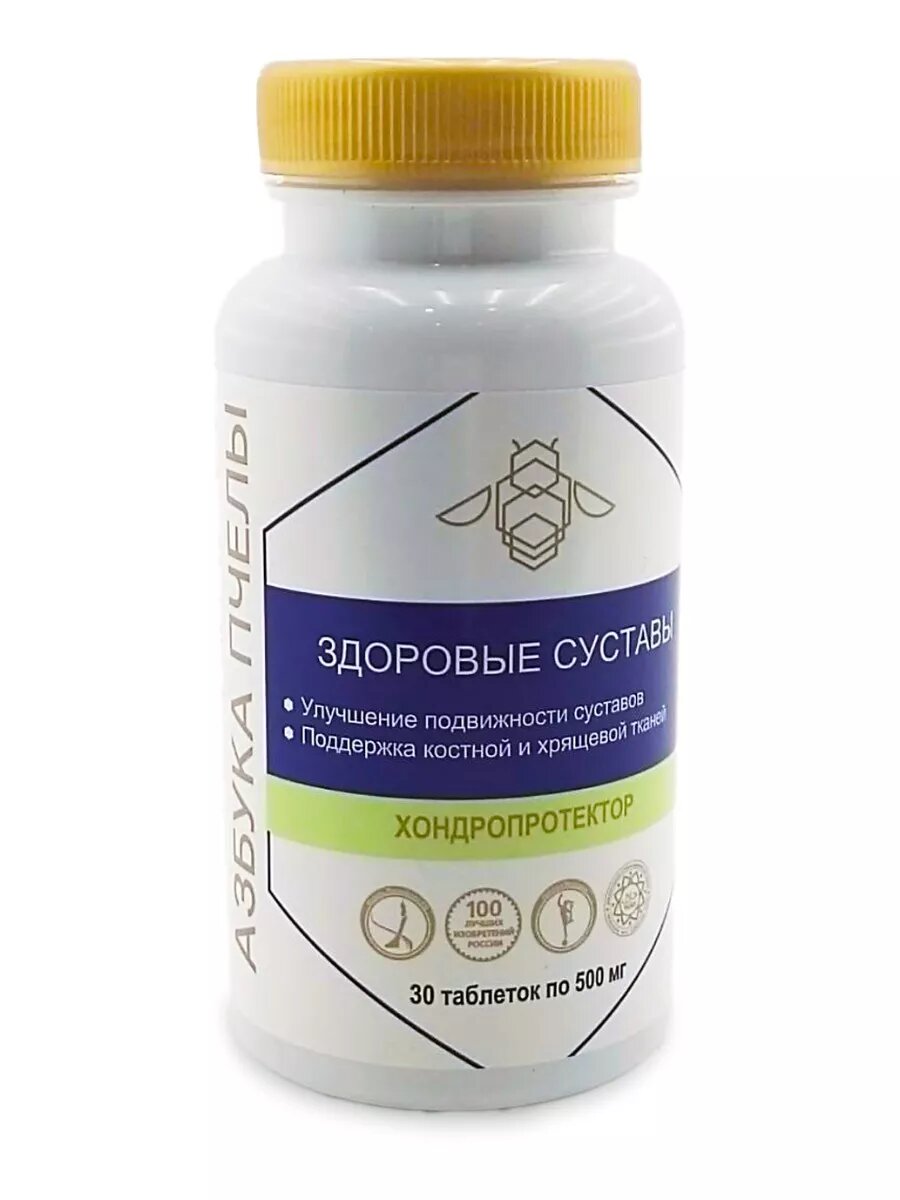 Пищевой комплекс Азбука Пчелы "Здоровые суставы", таблетки, 30 шт