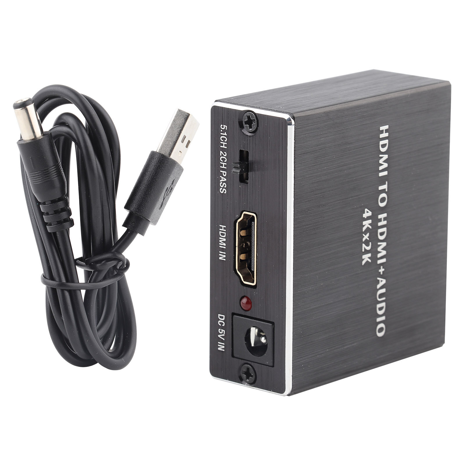 4K*2K HDMI Audio Splitter Extractor Converter HDMI to HDMI+SPDIF+3.5mm Audio Output
