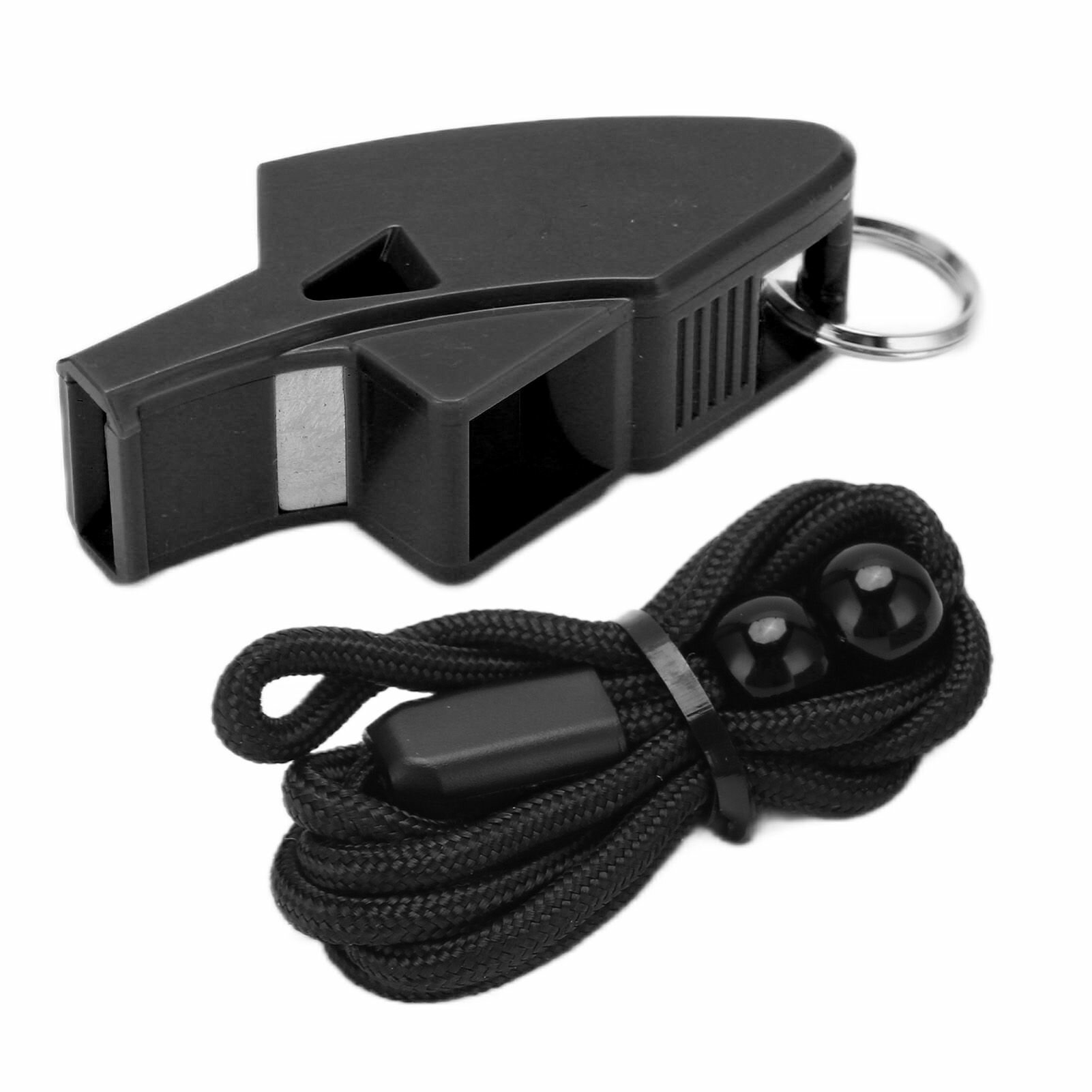 Портативный рефери-свисток-дельфин, прочный, четкий звук для спортивных соревнований, черный