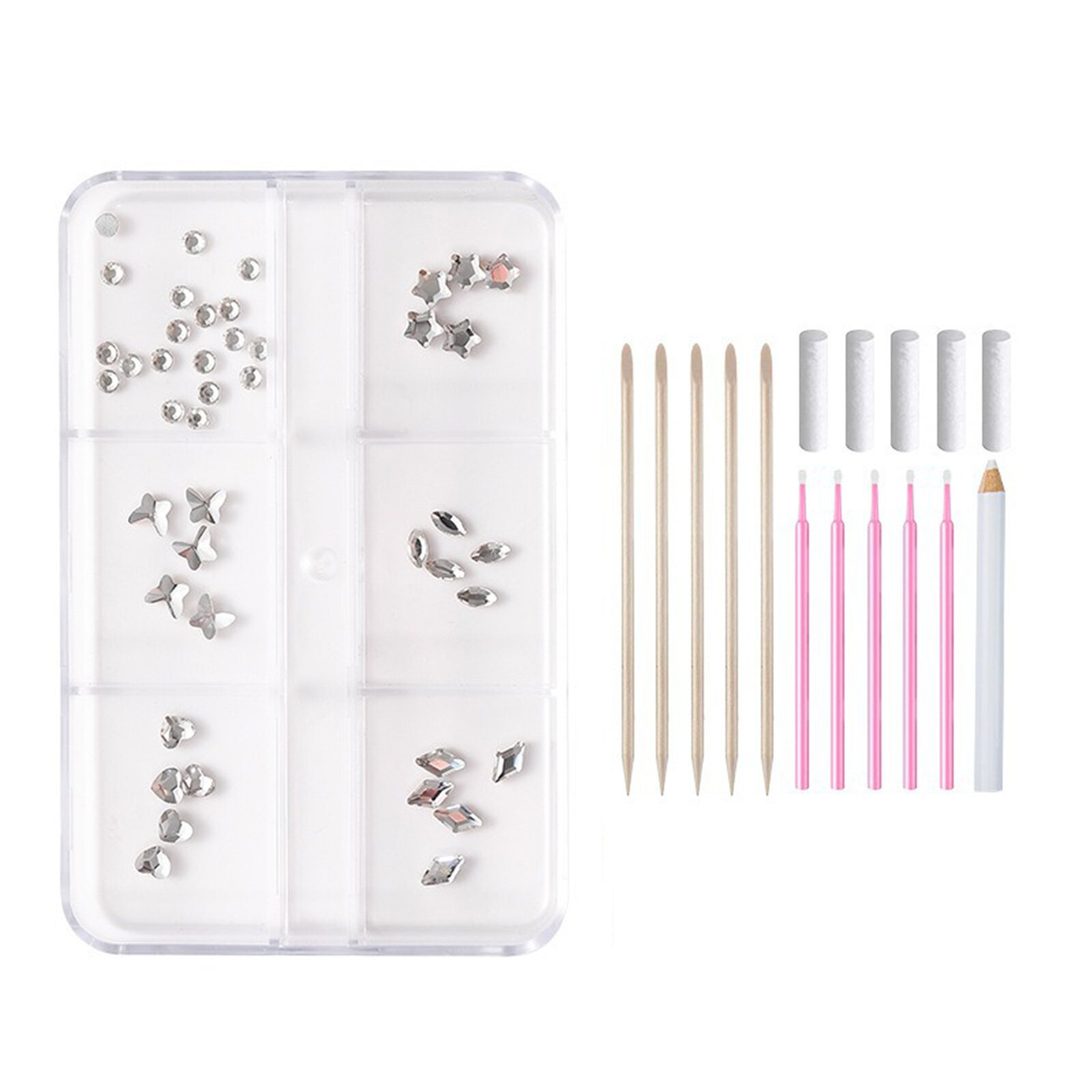 Зубной драгоценный комплект DIY кристаллы ювелирные украшения украшения украшения зубов