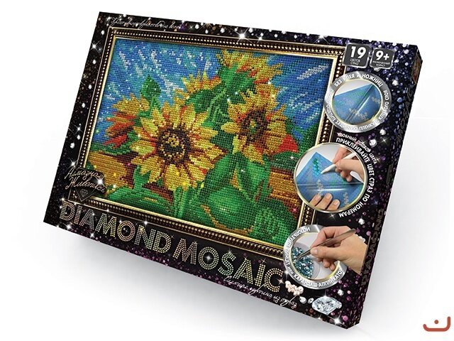 Алмазная мозаика Danko Toys "Diamond Mosaic" малый, Набор 2 (DM-02-02)