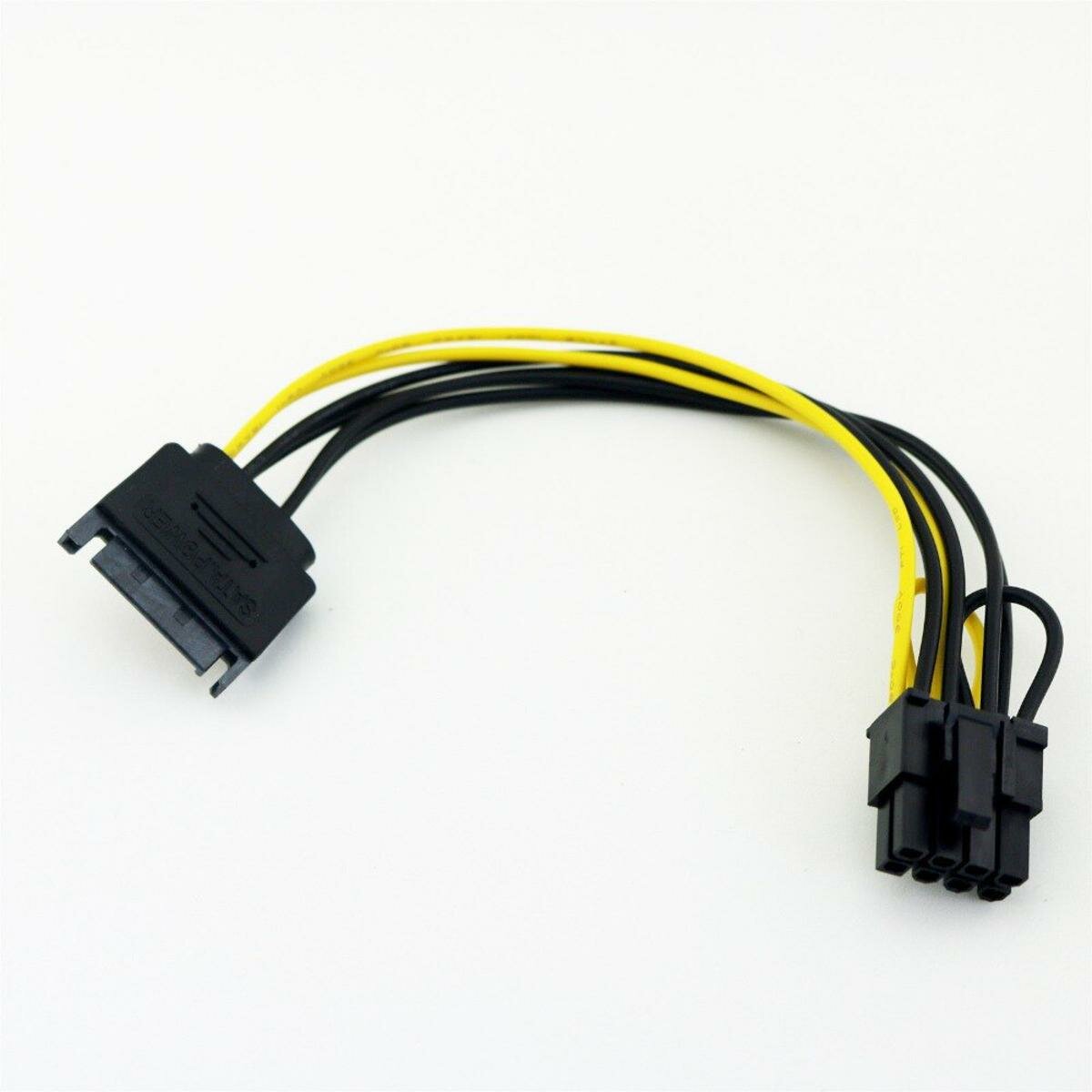 1 шт. SATA 15-контактный разъем для кабеля PCI-E Express 6+2-контактный 8-контактный разъем для видеоадаптера питания 20