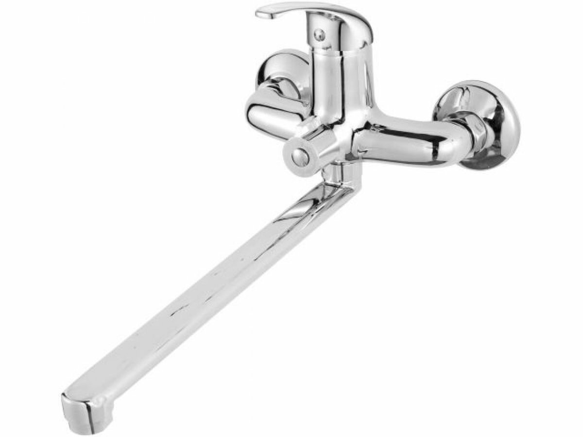 Смеситель для ванны ECONOCE серия 260 с длинным поворотным L-изливом (EC0263)