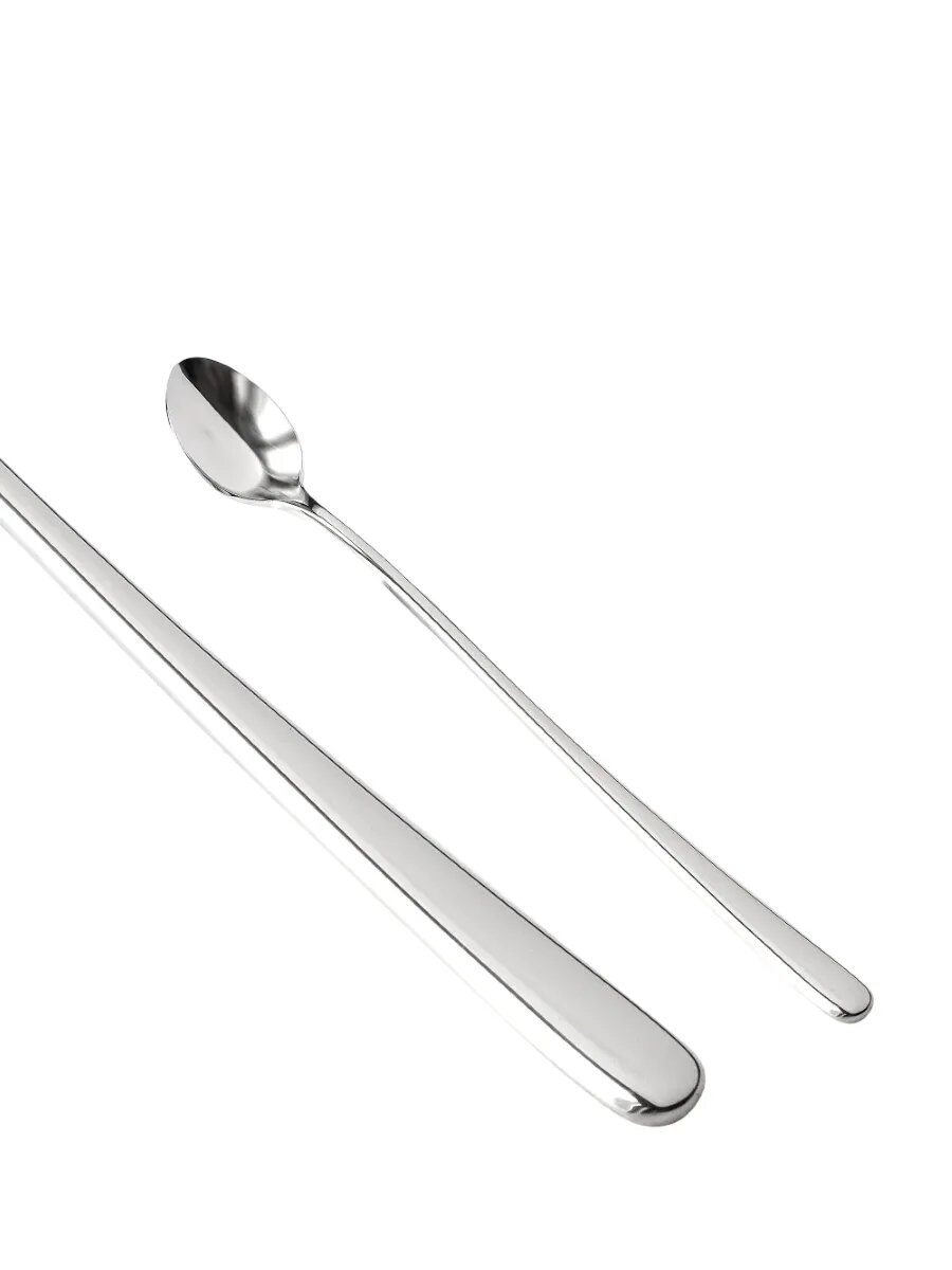 Ложка для коктейля TimA, 1 шт, 20см, нержавеющая сталь, цвет серебро