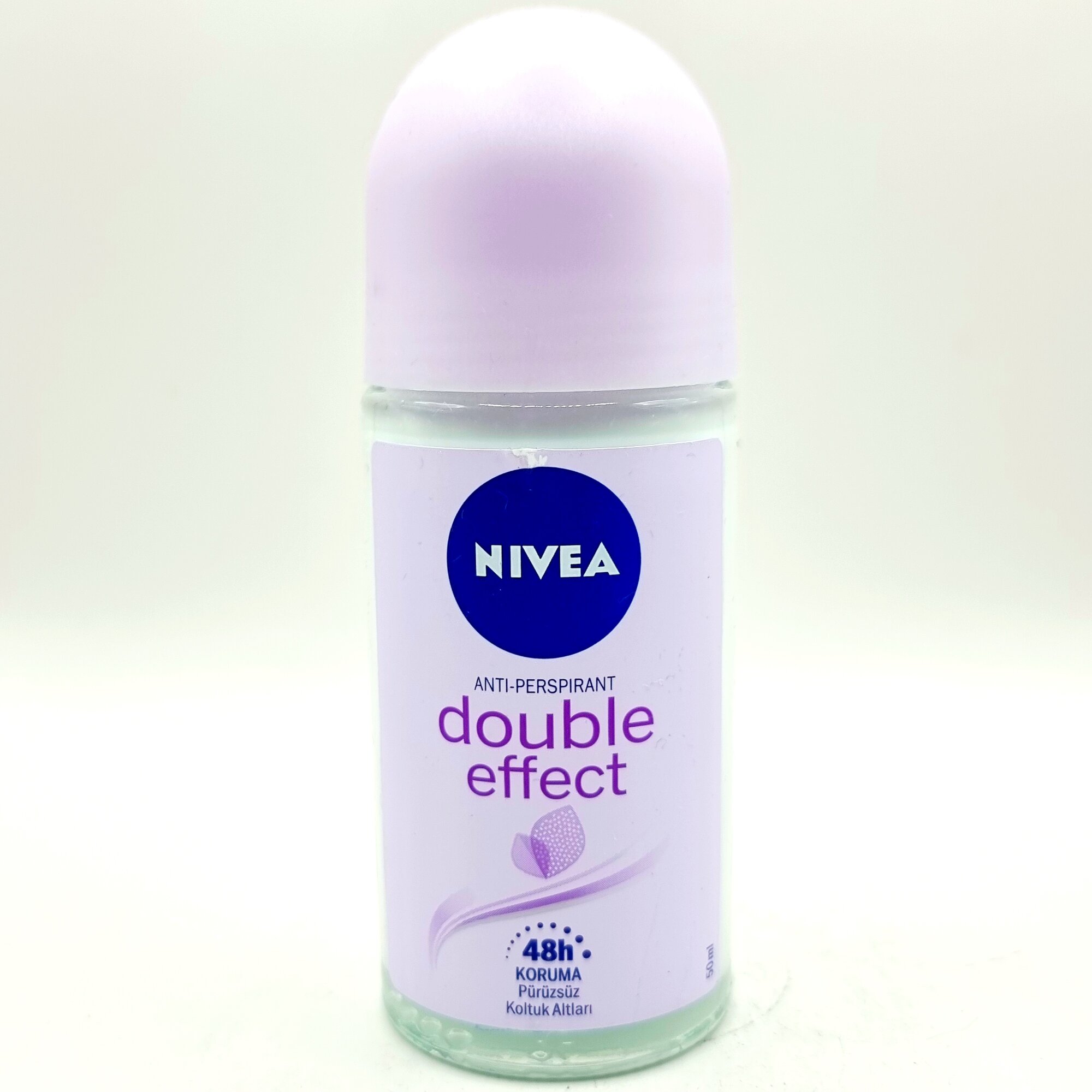 NIVEA антиперсперант 48 ч, шариковый женский Double Effect 50 мл (Германия)