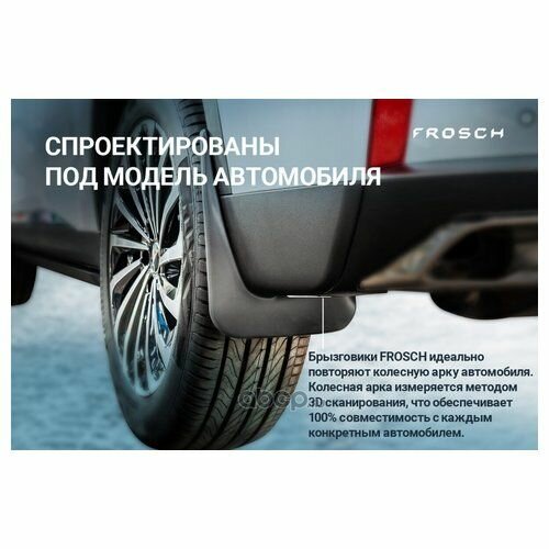 Брызговики передние подходят для CHANGAN CS75PLUS 2024 - 2 шт.(optimum) в пакете Autofamily NLFA67629F13