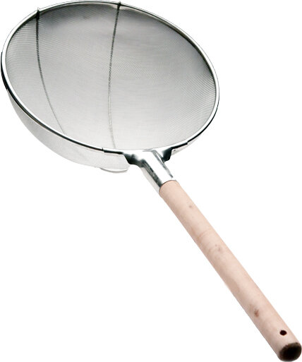 Сито 300 мм с деревянной ручкой и мелкой сеткой 1 мм