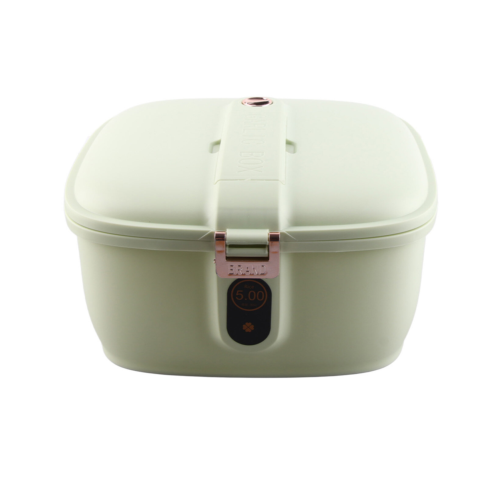 Контейнер для хранения риса большой емкости герметичный герметичный кухонный дозатор зерна ведро для хранения зеленого цвета 5 кг