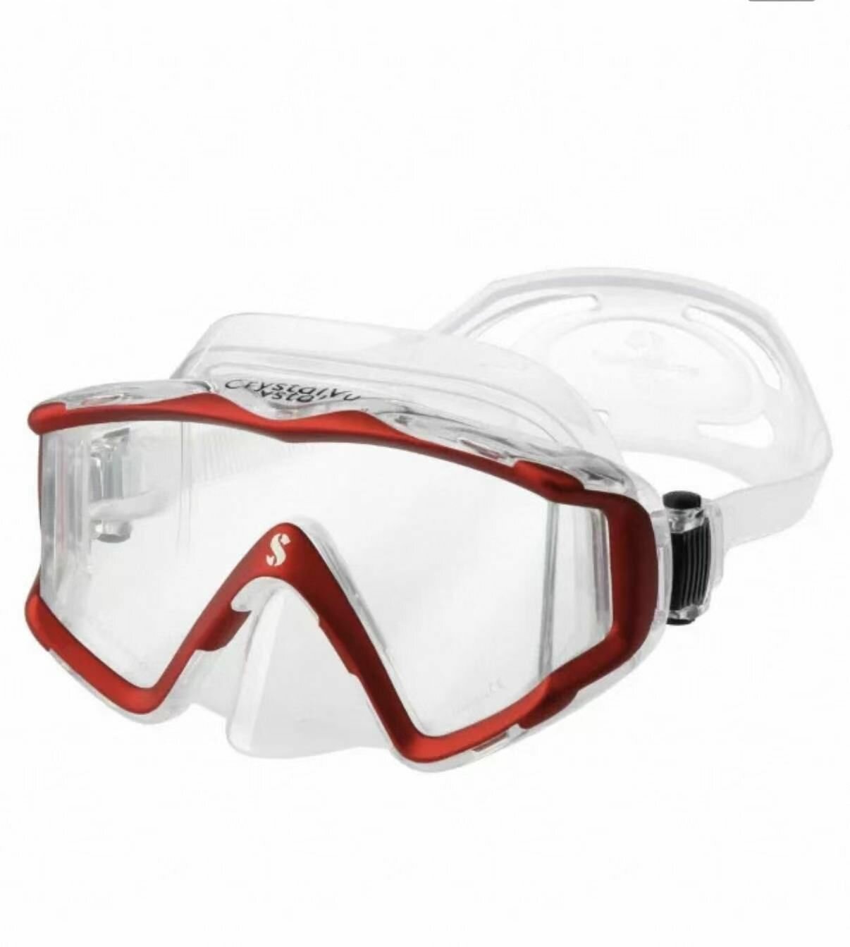 Маска для подводного плавания Scubapro crystal vu маска для подводного плавания с широким углом обзора силиконовая юбка