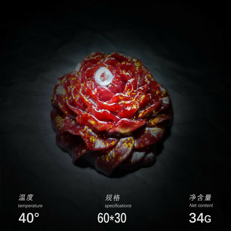 Интересная низкотемпературная маленькая свеча позолоченная 40 градусов SM пион роза ароматерапия капельный воск для взрослых секс-тренинг реквизит