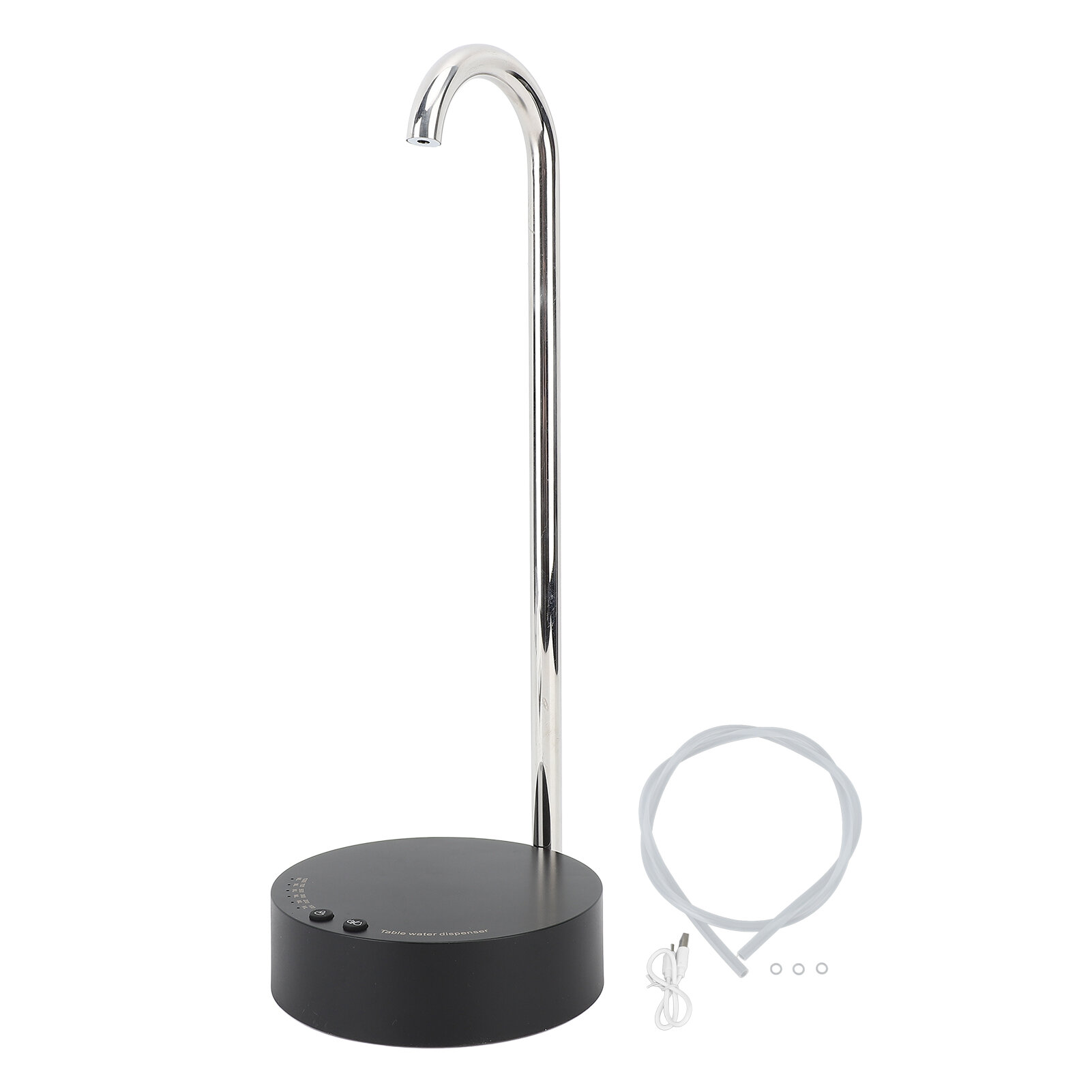 Настольный дозатор воды Автоматическое питье электрическое насос бутылки с минеральной водой для дома и офиса Black