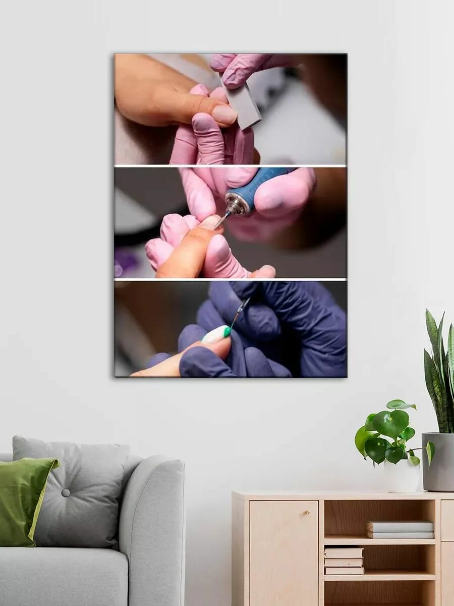 Картина на стену "Услуги салона красоты", 30х40 см