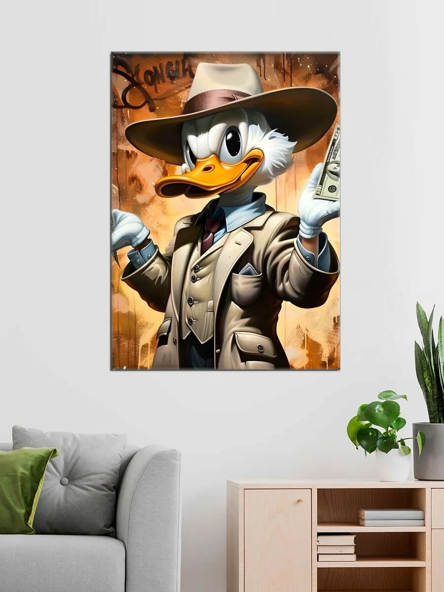 Картина на стену "Скрудж Макдак", 50х70 см