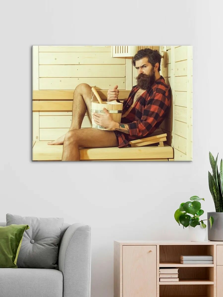 Картина на стену "Баня", 40х30 см