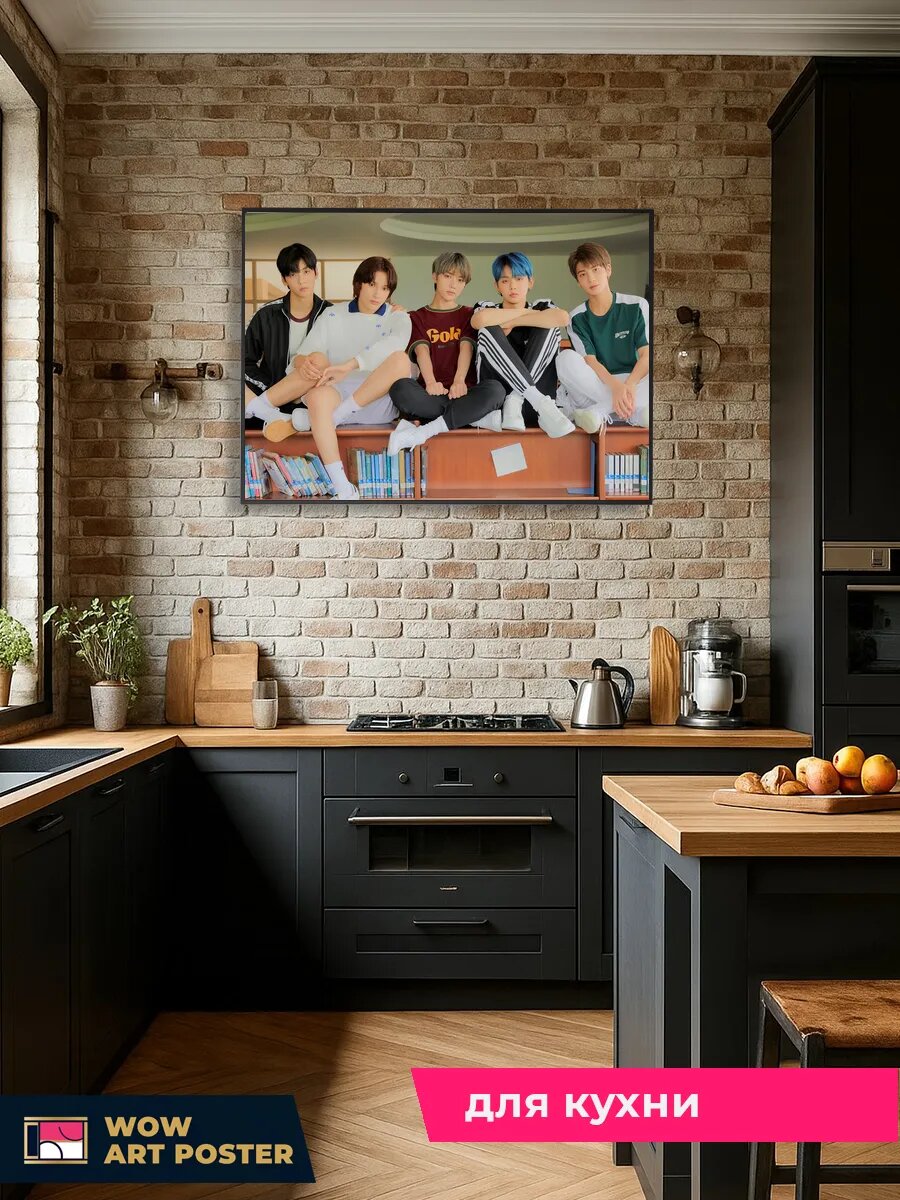 Постер BTS на стену 49 БиТиЭс БТС A2, матовая фотобумага премиум качества — фото 1