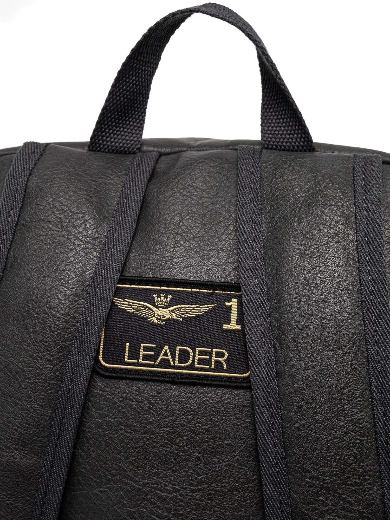 Сумка Aeronautica Militare Patch backpack, черный/черный — фото 1