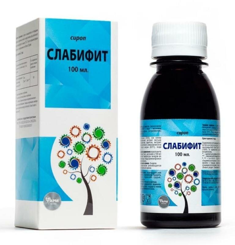 Сироп Фармгрупп "Слабифит", растительного происхождения, 100 мл