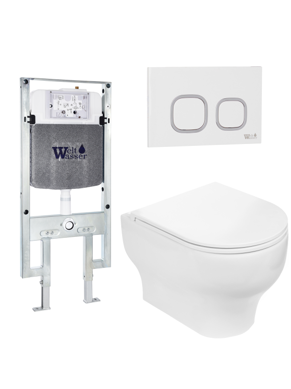 WeltWasser Комплект AMBERG 497 ST + ERLENBACH 004 GL-WT + AMBERG RD-WT WeltWasser