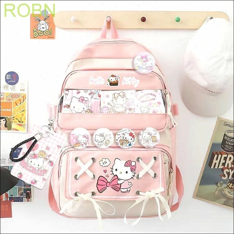Рюкзак школьный для девушки Hello Kitty