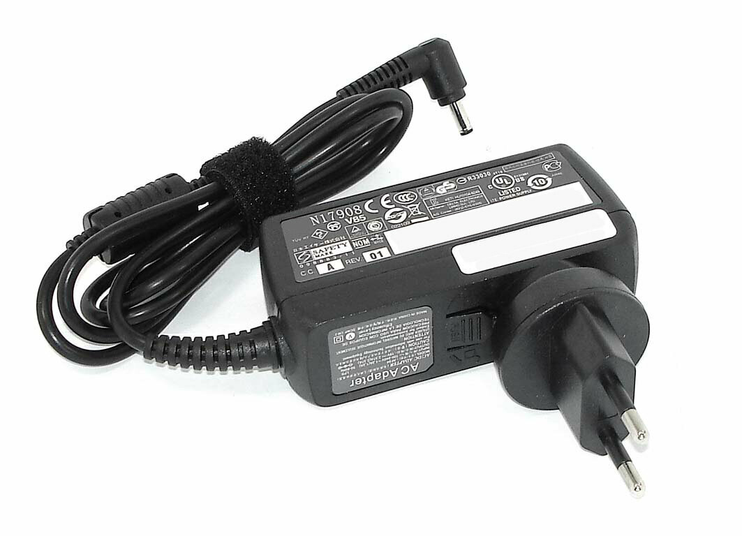 Блок питания (сетевой адаптер) для ноутбуков Asus 19V 2.37A 4.0x1.35mm 45W Travel Charger OEM — фото 1