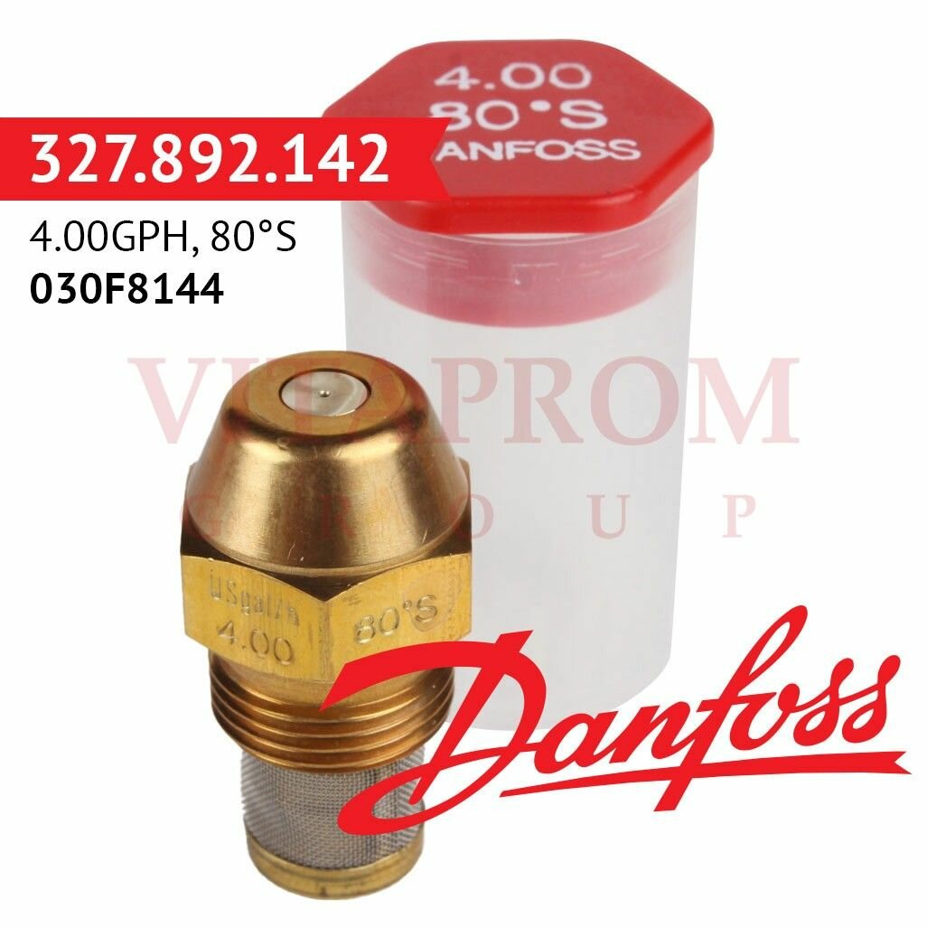 Форсунка Danfoss 4.00GPH, 80S, 030F8144