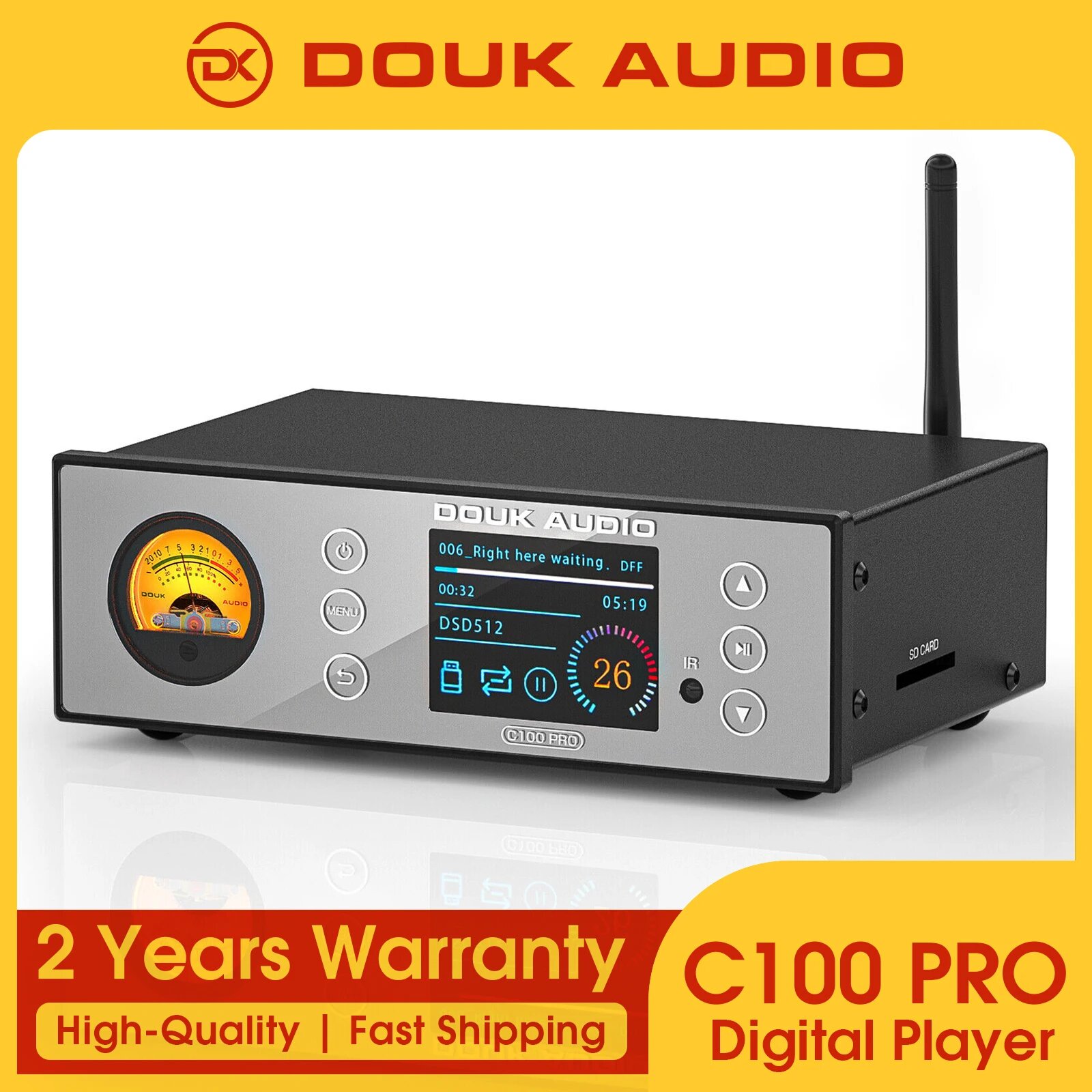Douk Audio C100 PRO Bluetooth Предусилитель