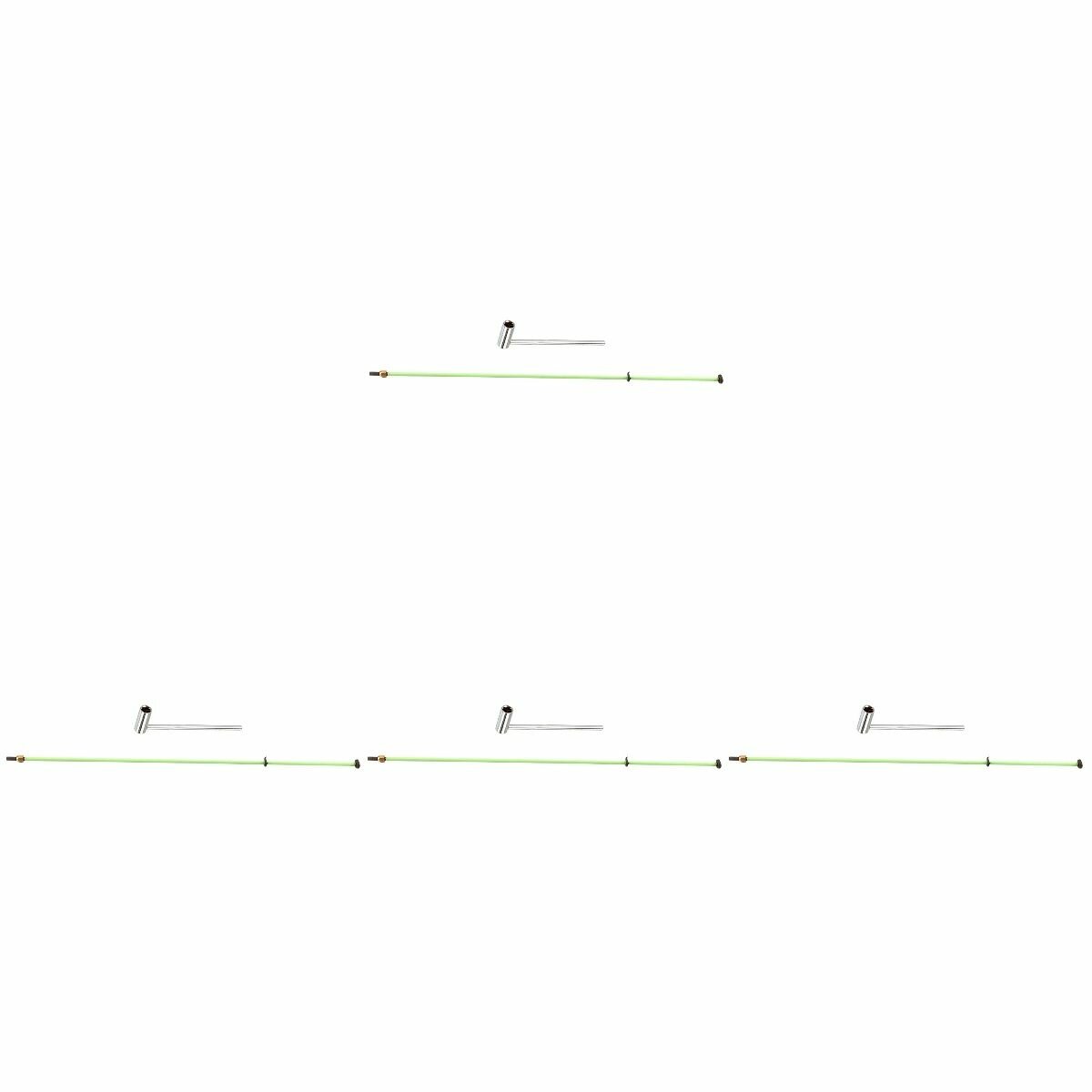 Металлический стержень для регулировки грифа электрогитары светло-зеленого цвета, 4 шт