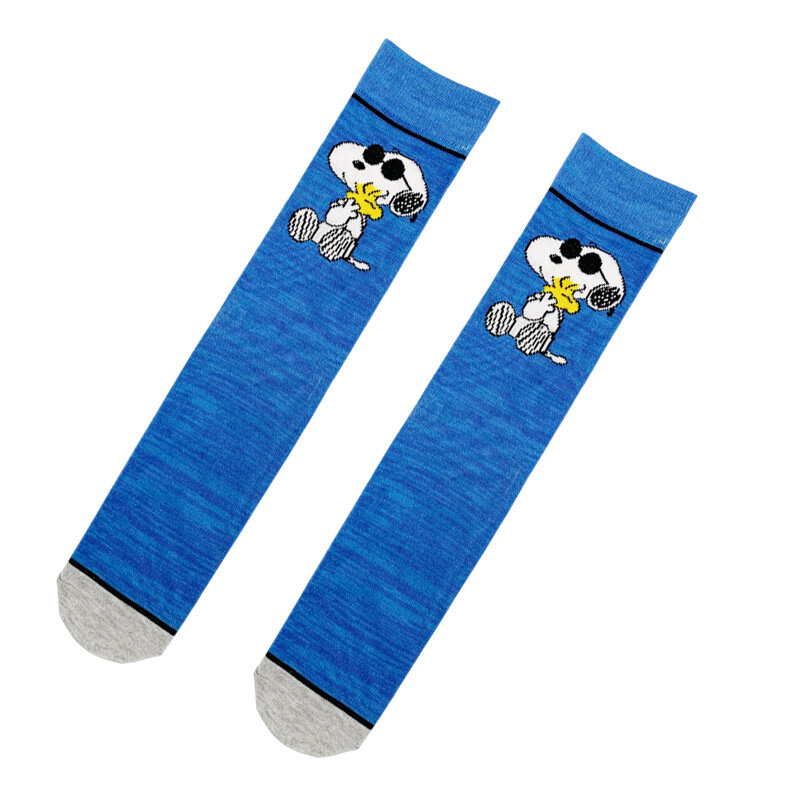 Мужские носки до середины голени с рисунком животных, с собаками, спортивные носки для пар, модные носки