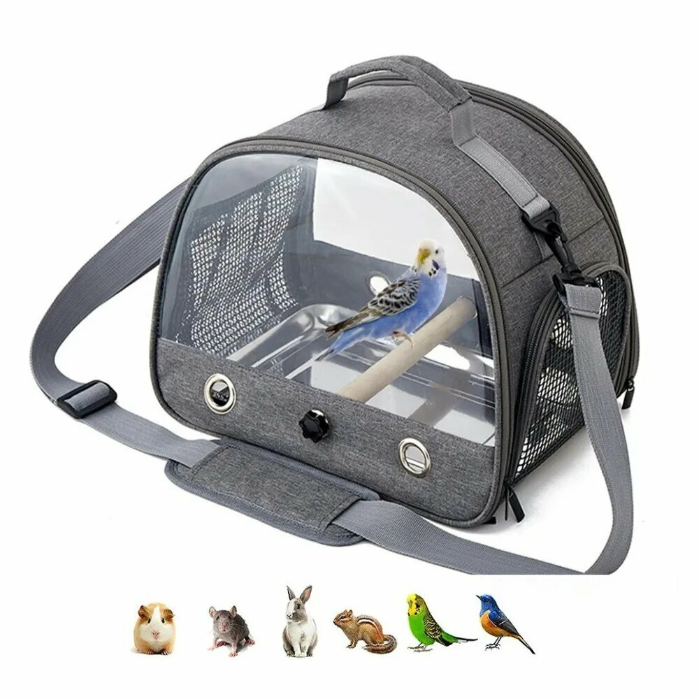 Уличная сумка через плечо для попугаев Переносная сумка для переноски зоотоваров