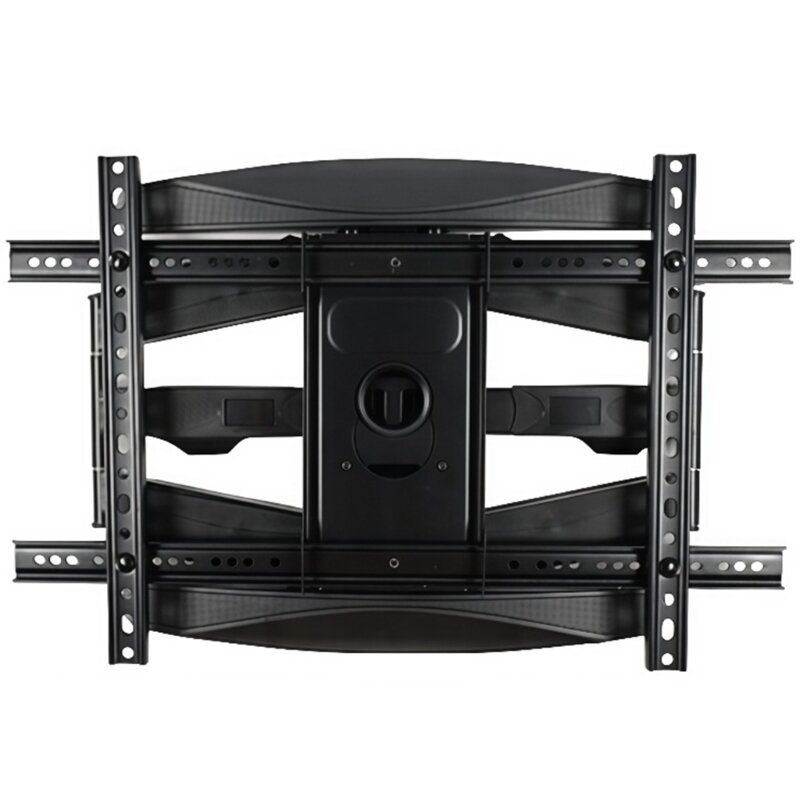 Регулируемое Настенное Крепление телевизора С Полным Вращением И Наклоном Для Телевизоров с диагональю 32-85 дюймов Сверхпрочная Металлическая Конструкция С Двойным Замком Безопасности