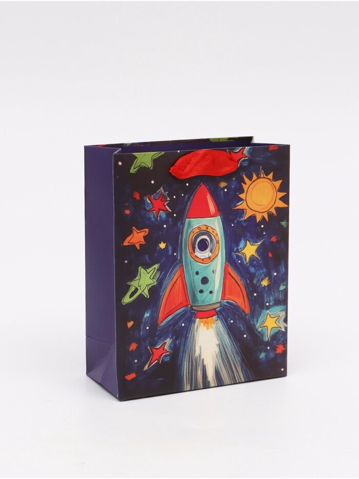 Пакет подарочный «Космос», S 12 × 15 × 5,5 см