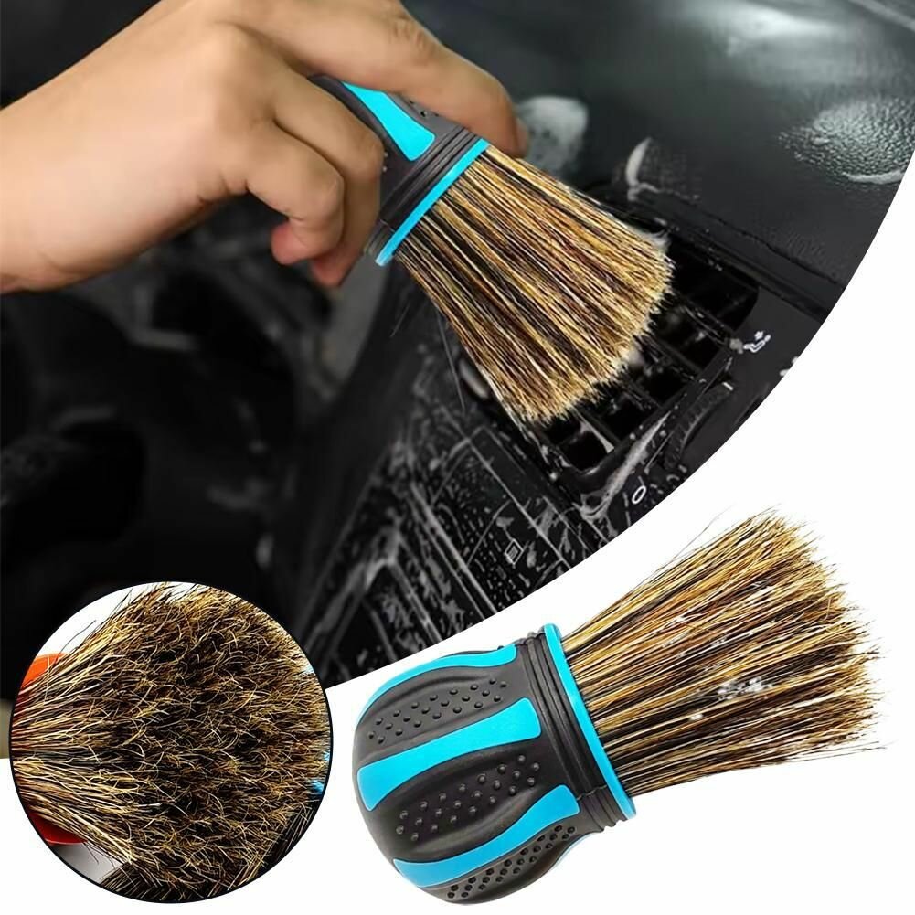 Кисточка для детейлинга, кисть - щетка для чистки салона автомобиля