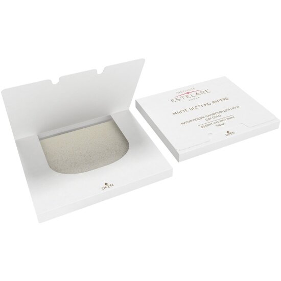 Матирующие салфетки для лица Estelare 24K Gold 100 шт