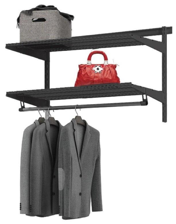 Гардеробная система "GS-4030.3" (500х350х512мм) Цвет: Черный