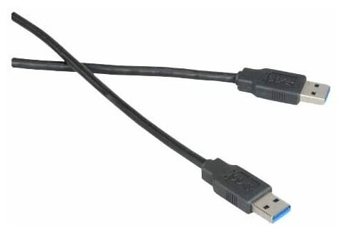 Удлинительный кабель Akasa AK-CBUB03-15BK USB 3.0, 1.5 м, в оплётке, чёрный