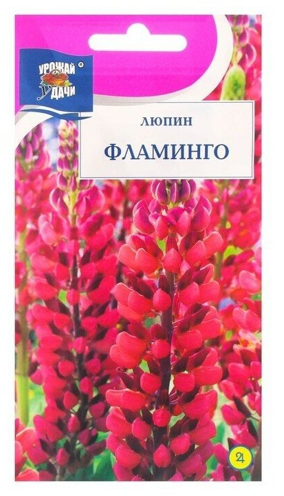 Семена цветов Люпин выс. Фламинго 0,2 г.