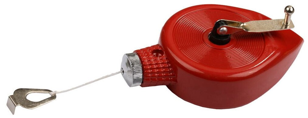 Шнур-отвес разметочный STAYER , металлический корпус, 30 метров(0637)