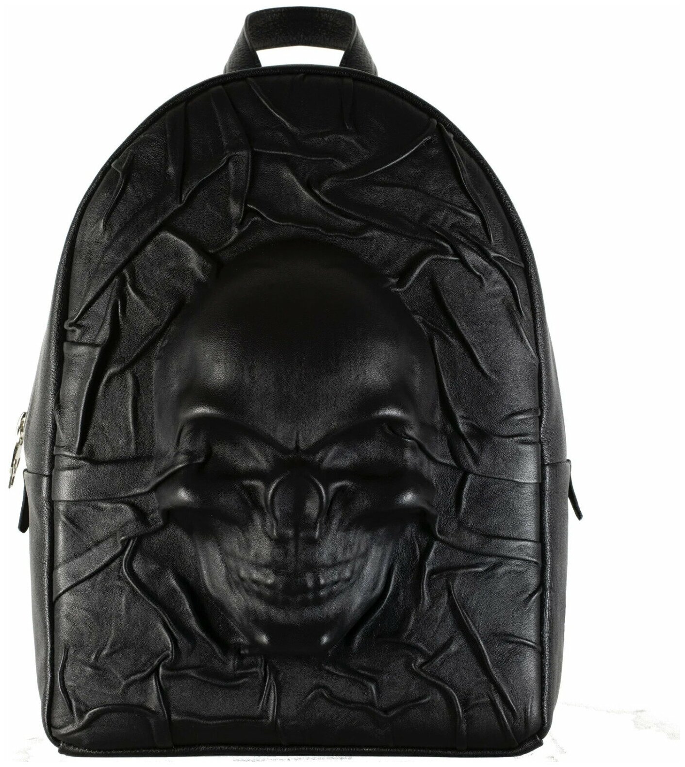 Рюкзак DAGON Ghost Rider, кожаный, черный, для ноутбука, 10л