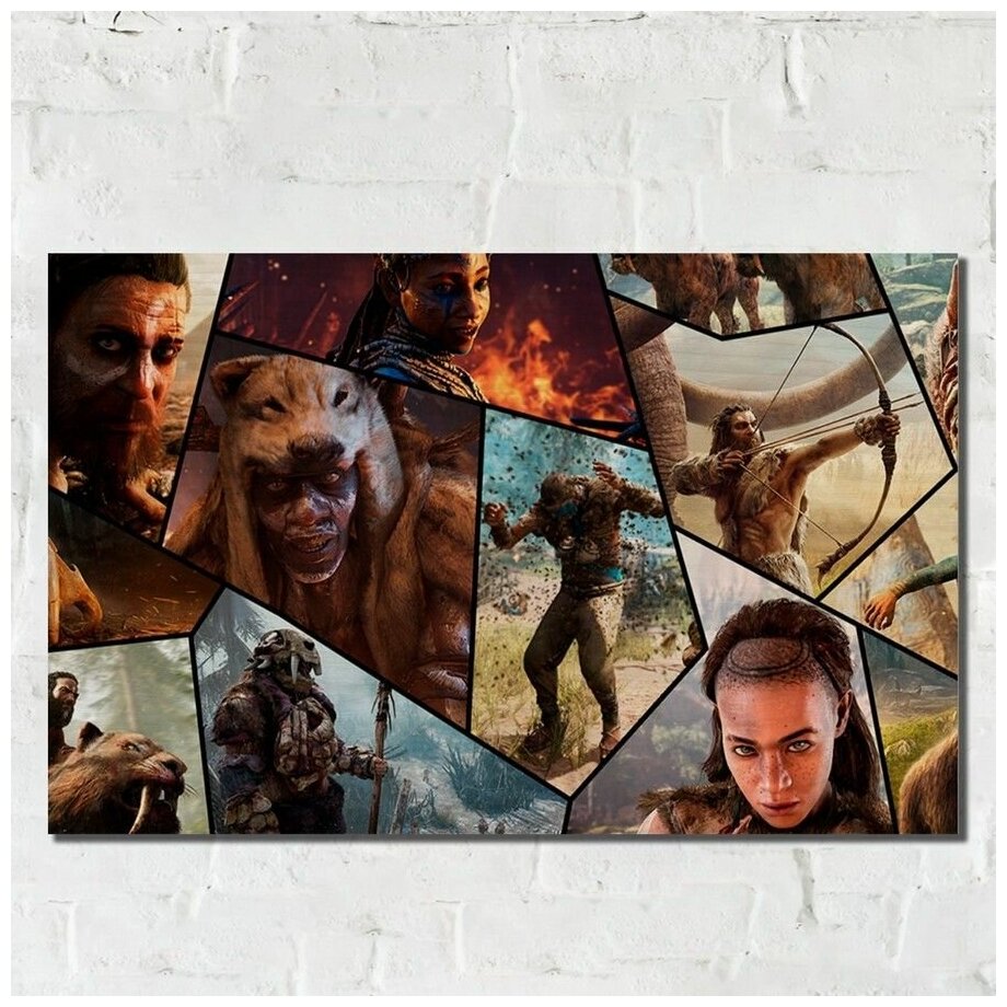 Картина интерьерная на дереве игра Far Cry Primal (Фар Край Прмал) - 11597