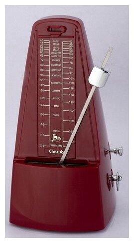 WSM-330RD Метроном механический красный Cherub