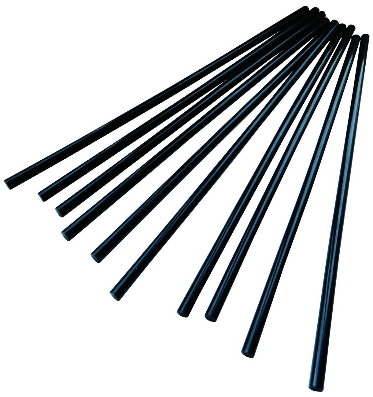 Клеевые стержни 7х290мм 10шт. черные