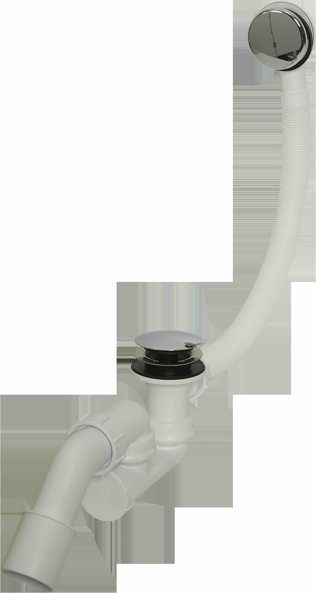 Сифон для ванны McAlpine клик-клак длина перелива 500мм MRB8CB